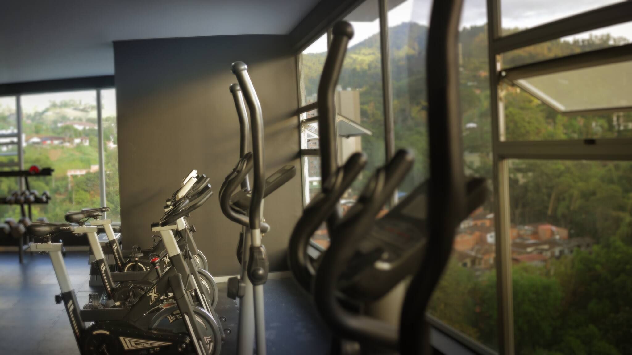 Apartamento, 3 quartos, acessível, varanda | Academia de ginástica