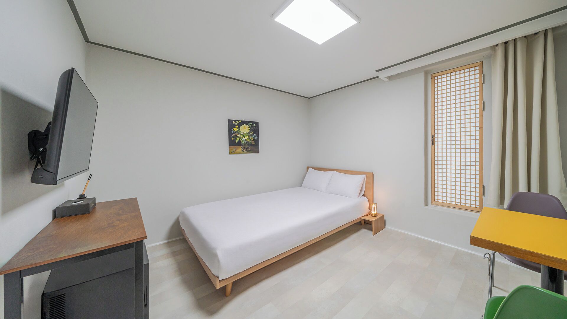 Quarto básico, 1 quarto (207 (Mountain View, Pet-Friendly)) | 1 quarto, Wi-Fi de cortesia