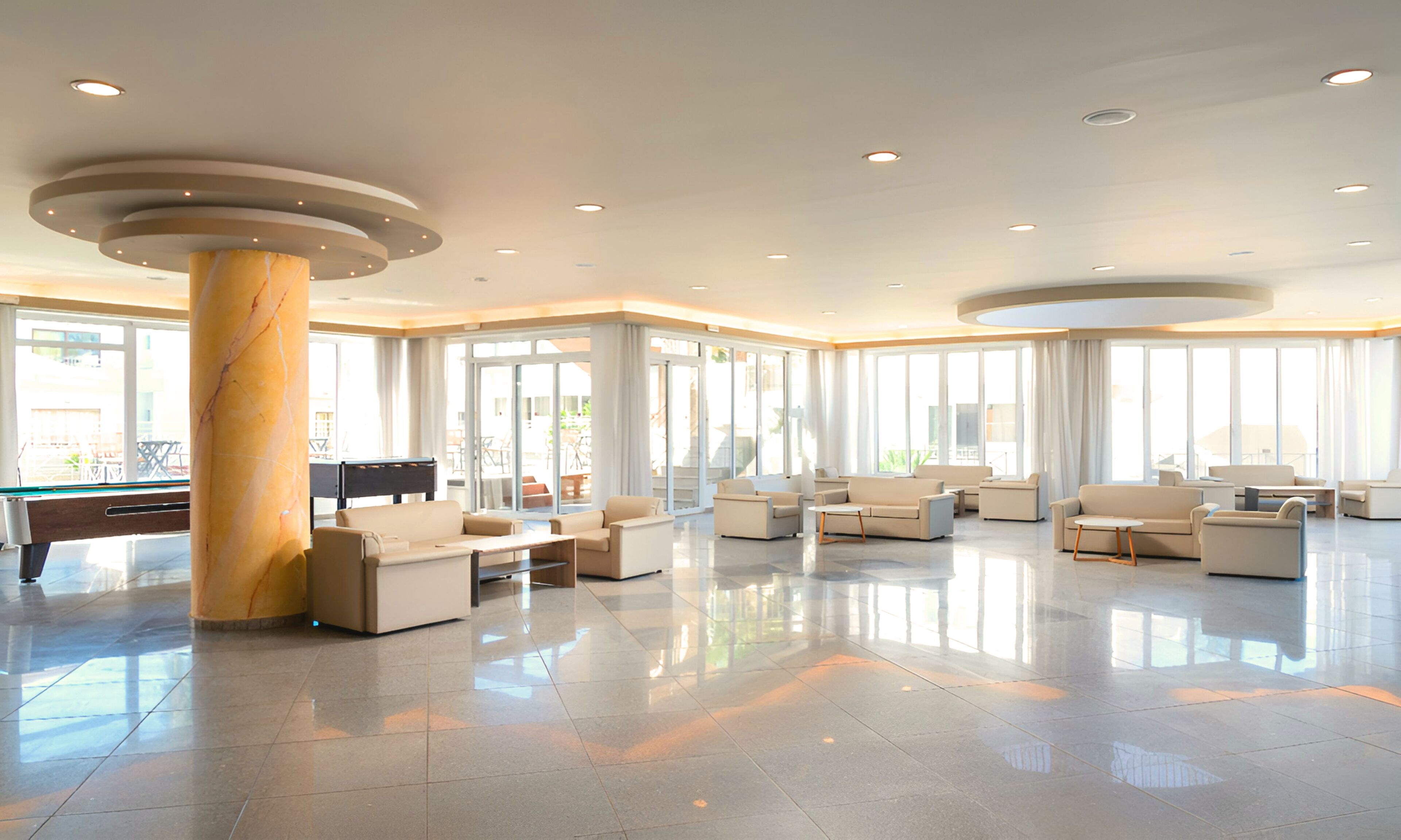 Sala de estar do lobby
