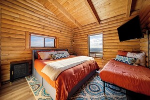 Quarto conforto, vista para a montanha