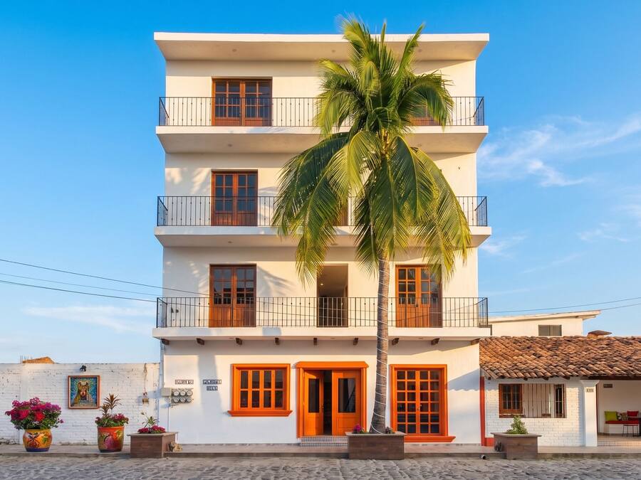 Fachada do alojamento