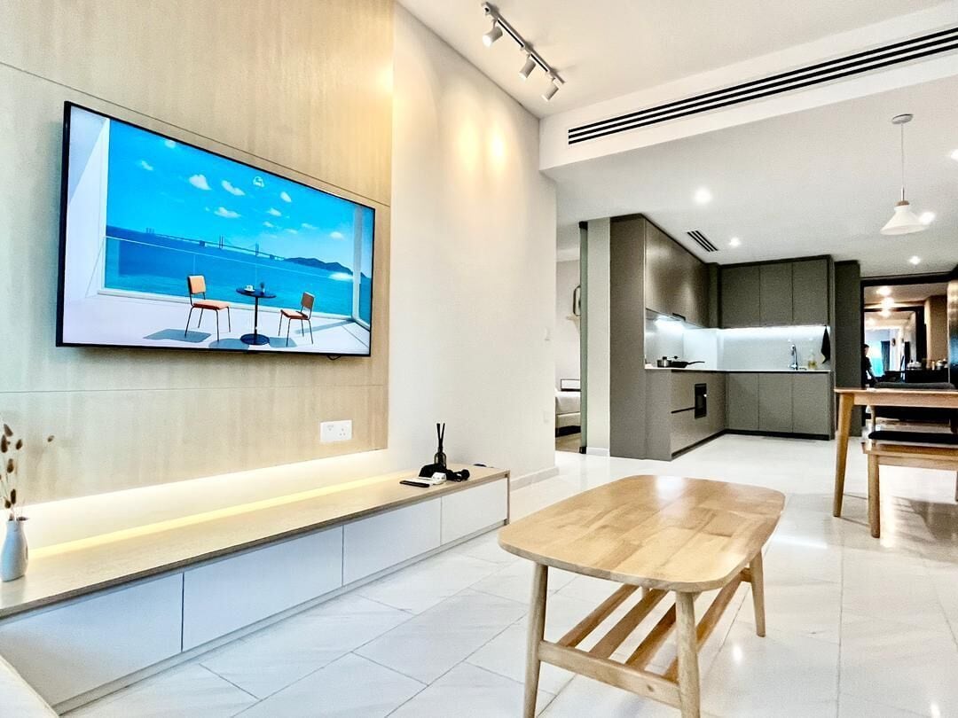Apartamento Standard em Condomínio Fechado, 2 quartos, Vista para a cidade | Sala de estar