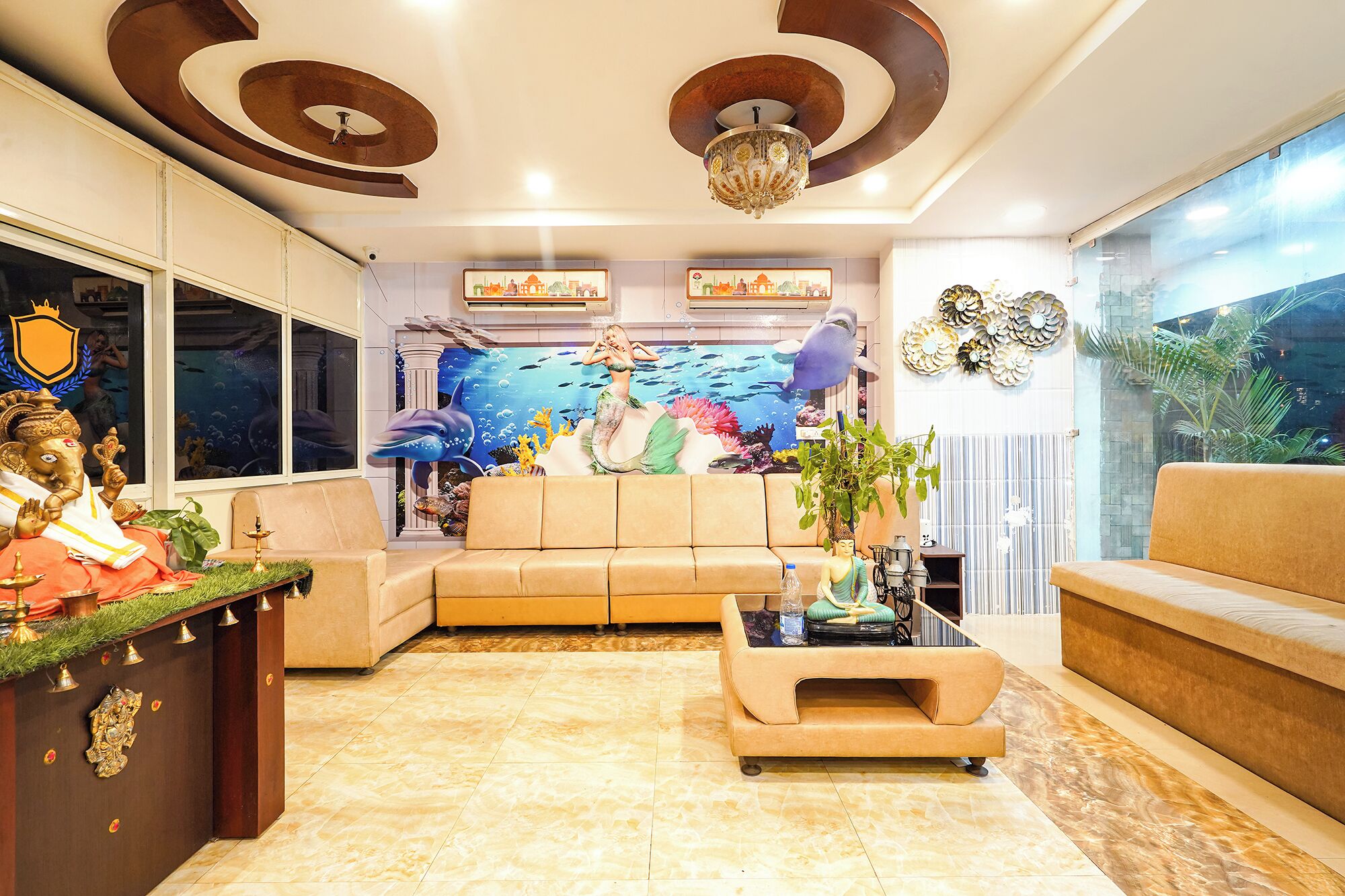 Sala de estar do lobby