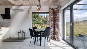 Chalé Comfort, vista para o jardim | Restaurantes