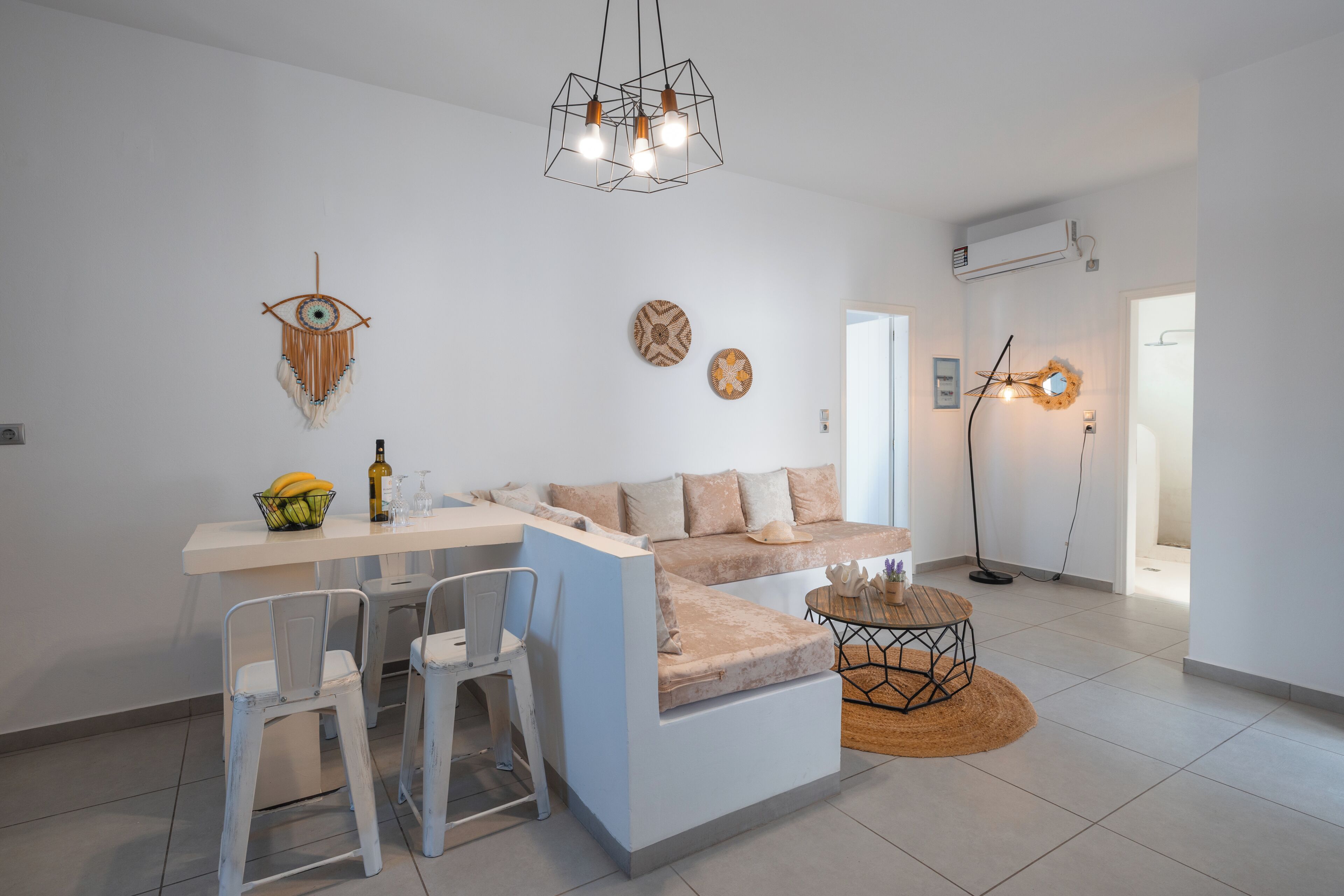 Luxury Cycladic Residence, Ground Floor | Refeições no quarto