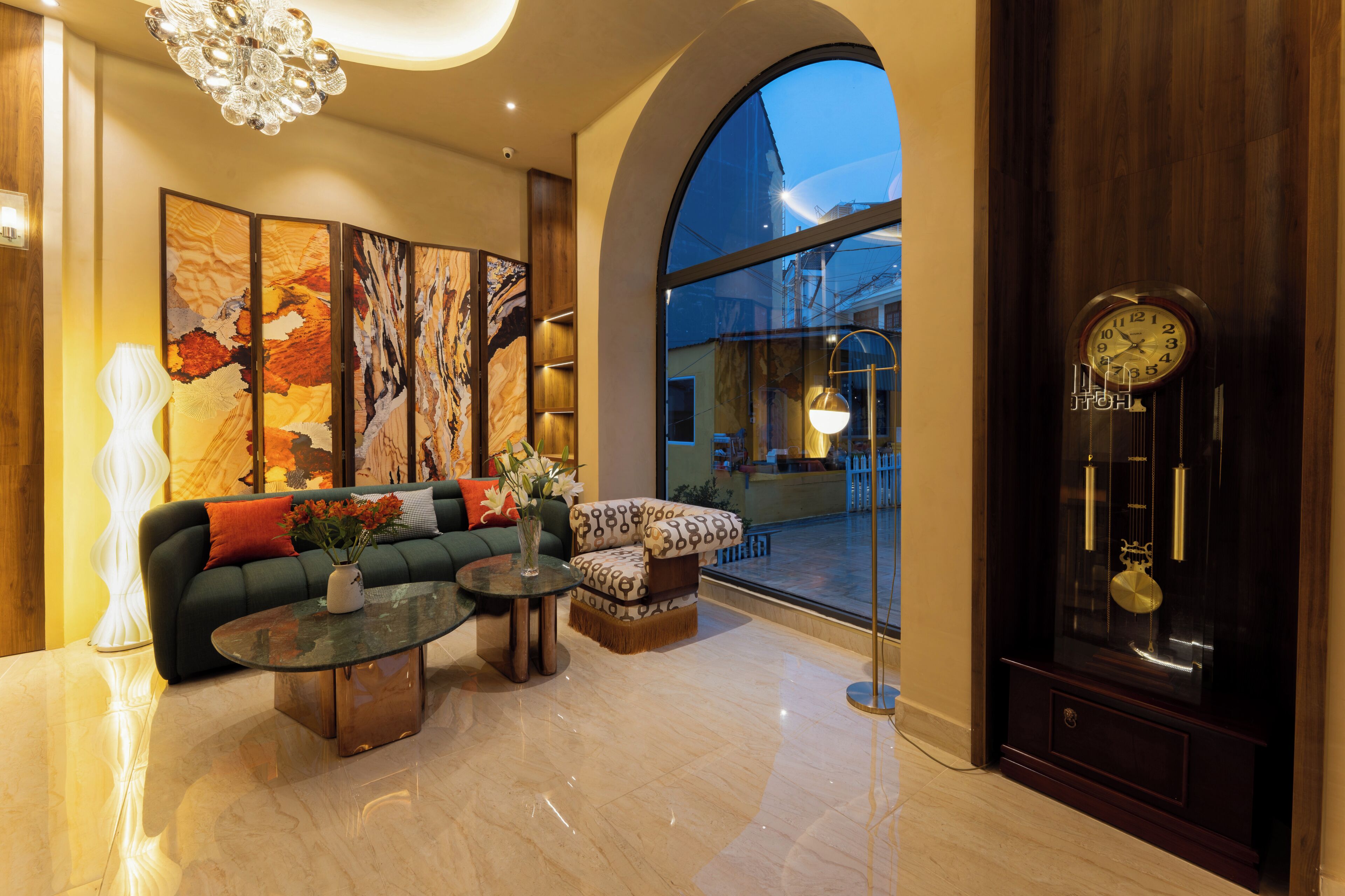 Sala de estar do lobby