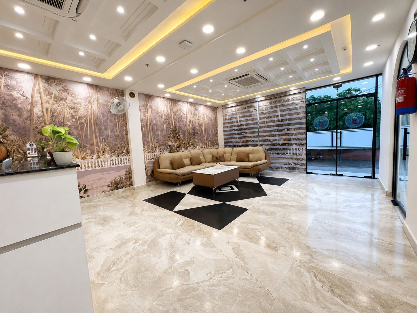 Sala de estar do lobby