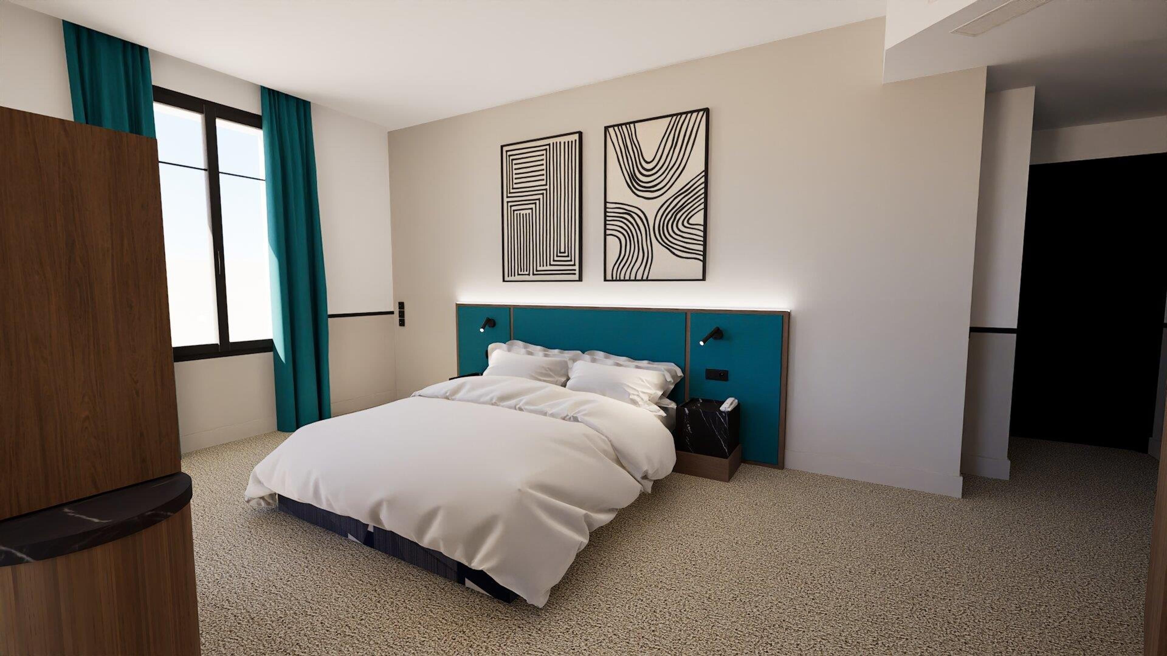 Quarto premium | Cofres nos quartos, roupa de cama