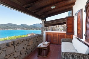 Apartamento, 2 quartos, vista para o mar | Terraço/pátio interior