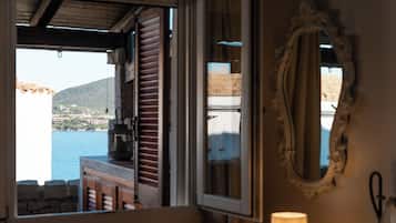 Apartamento, 2 quartos, vista para o mar | Banheiro