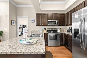 Condo, várias camas (Alerio E304) | Cozinha privada