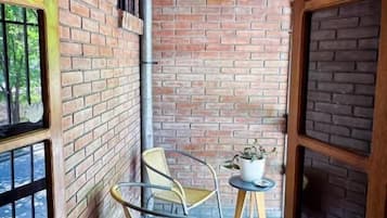 Quarto Duplo Básico | Terraço/pátio interior