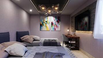 Quarto casal superluxo | Cofres nos quartos, Wi-Fi de cortesia