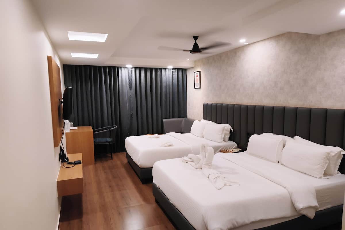 Suíte família | Cofres nos quartos, quartos à prova de som