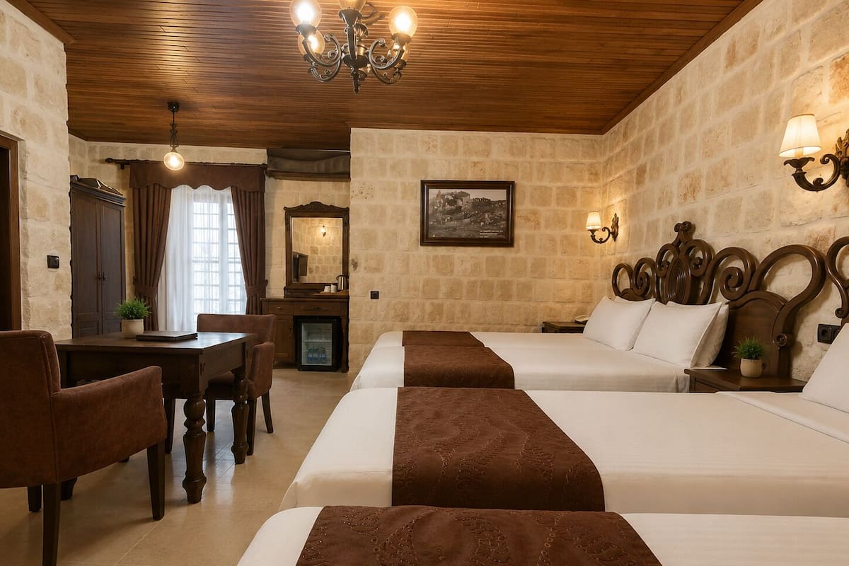Quarto Quádruplo Deluxe | Cofre no quarto, secretária 