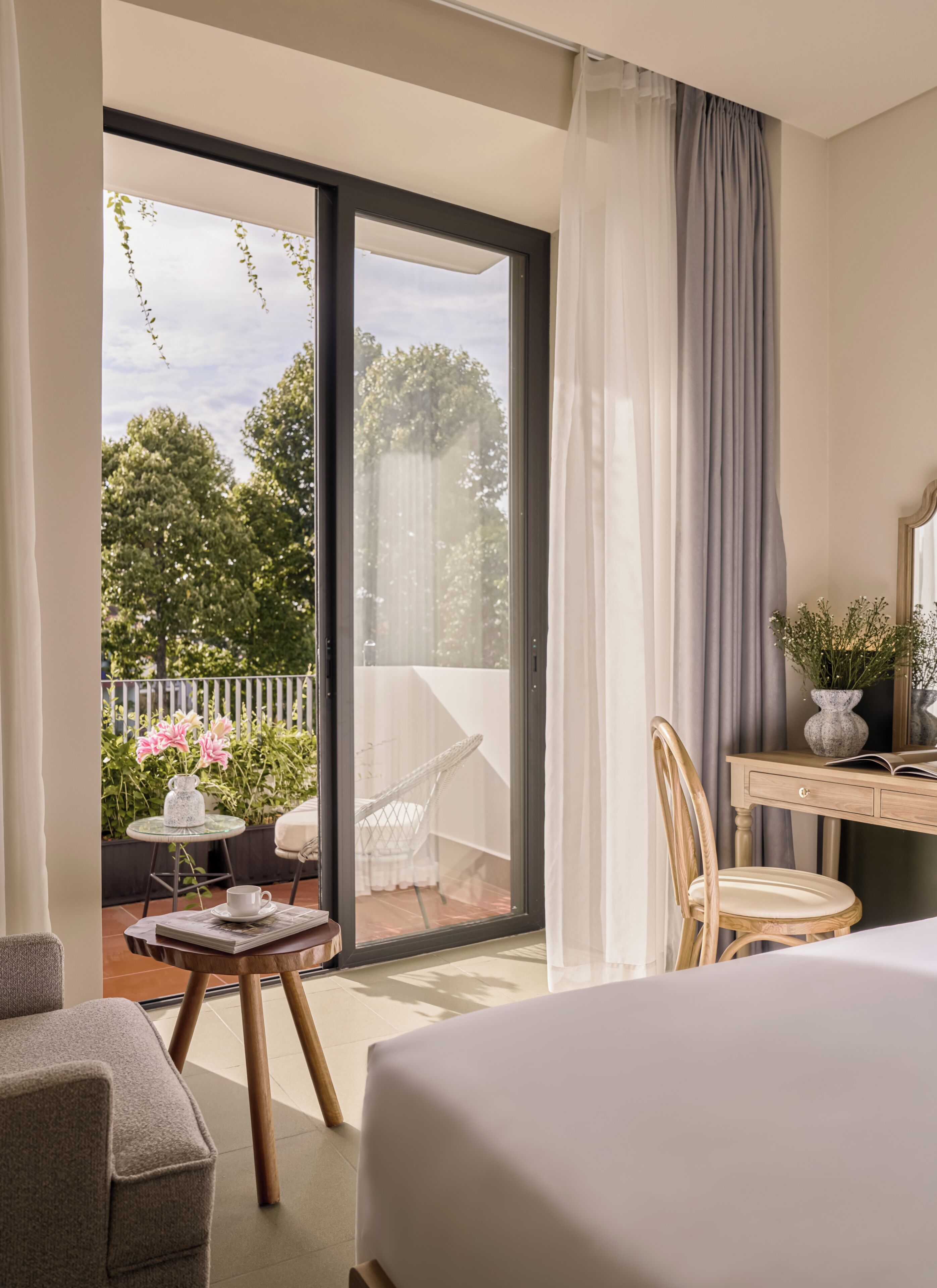 Frigobar, escrivaninha, quartos à prova de som, Wi-Fi de cortesia