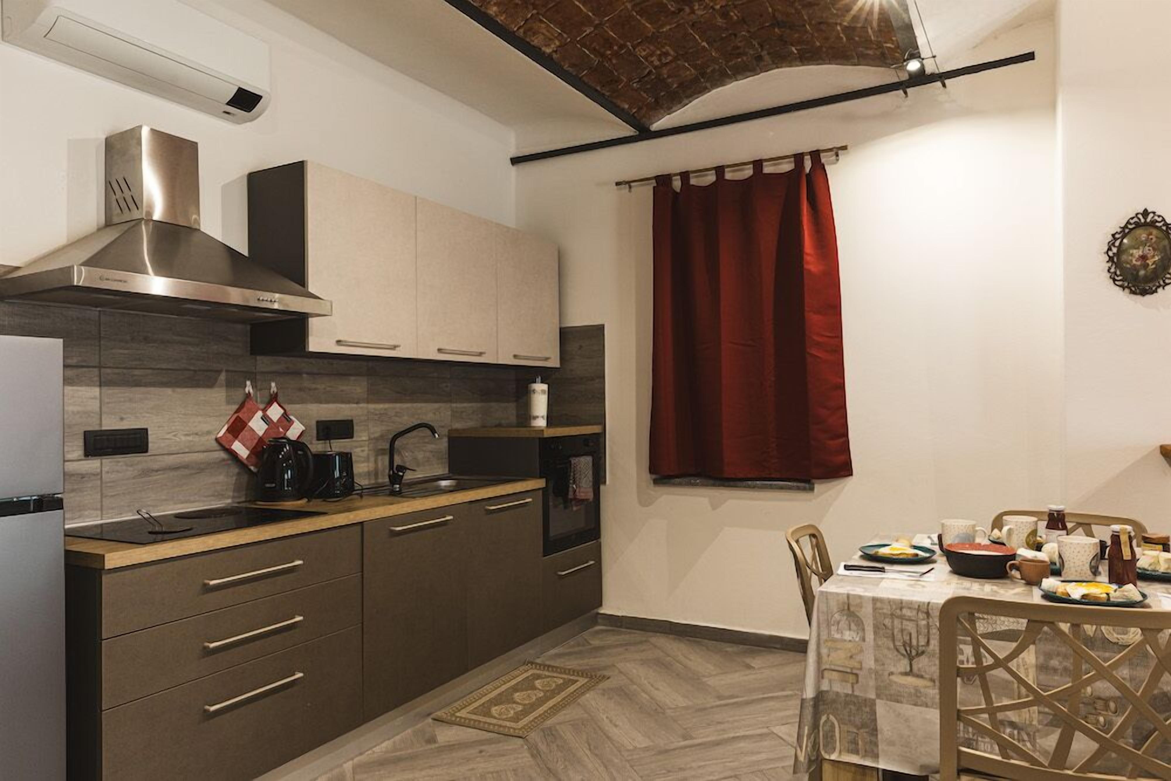 Estúdio Standard, vista para o jardim | Cozinha privada