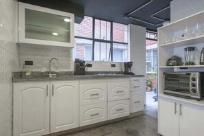 Apartamento, várias camas, varanda, vista para a cidade (Andino 201) | Cozinha privada