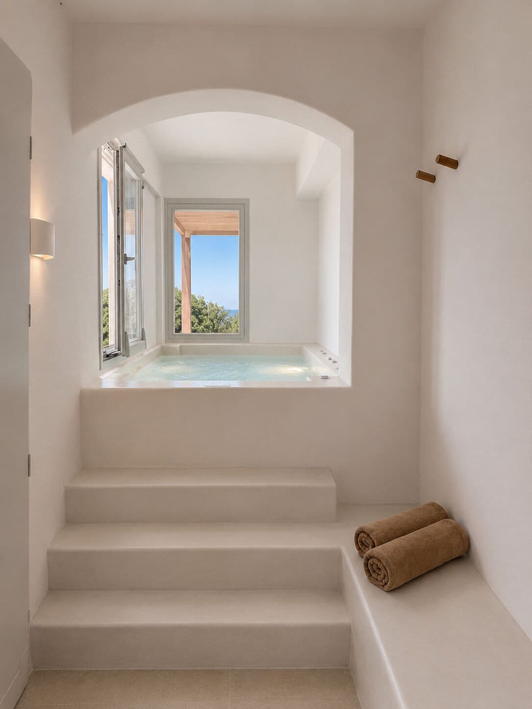 Executive Sea View Suite with Indoor Hot Tub | Banheira de hidromassagem