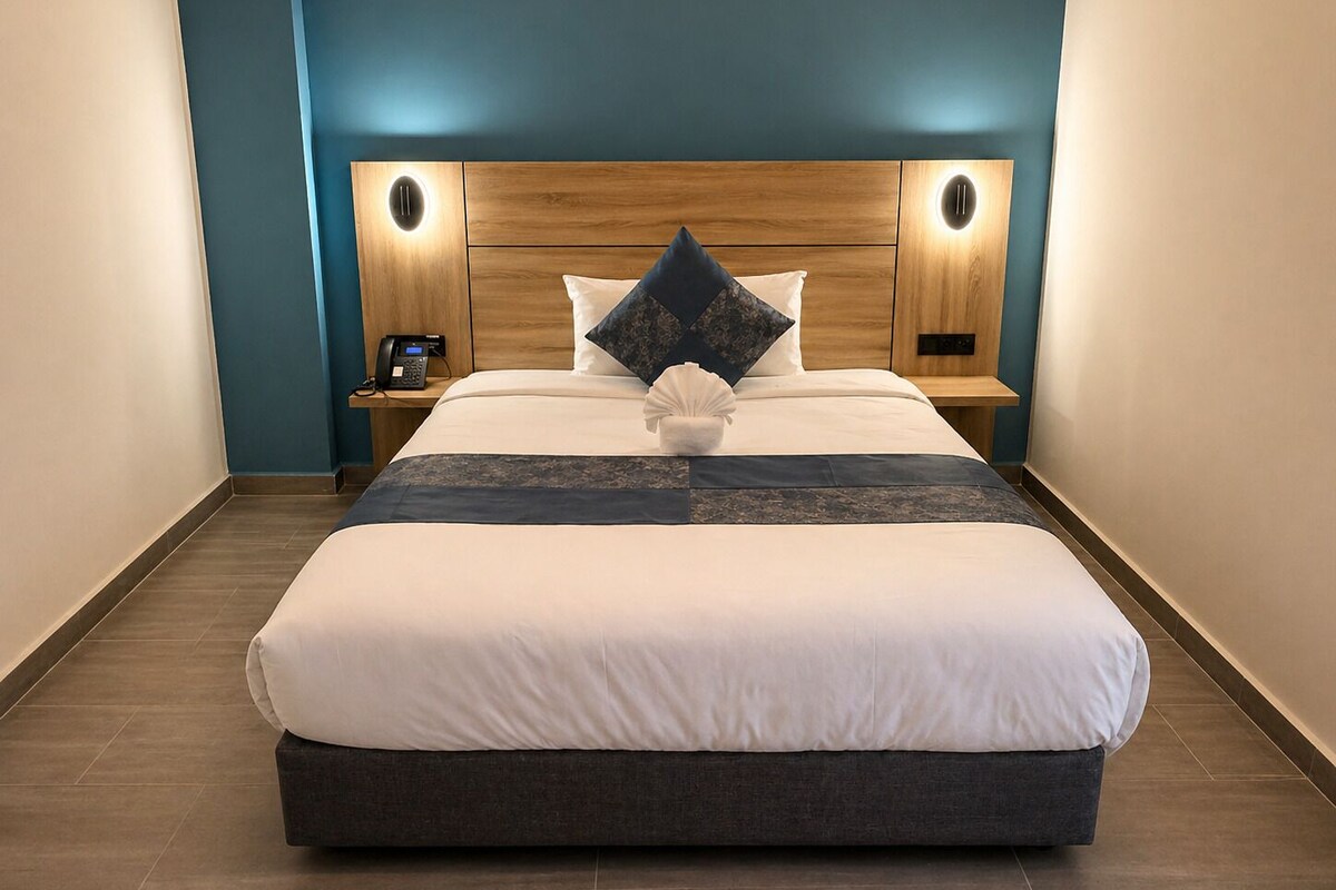 Quarto Individual | Secretária, Wi-fi grátis, roupa de cama fornecida