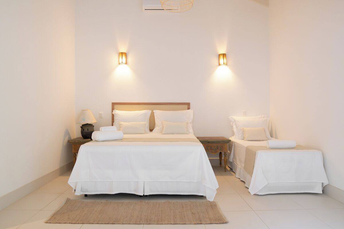 Quarto Triplo Deluxe | Wi-fi grátis, roupa de cama fornecida 