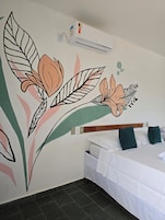 Quarto Duplo Standard, varanda, vista para a praia | Wi-fi grátis