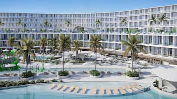 3 piscinas exteriores