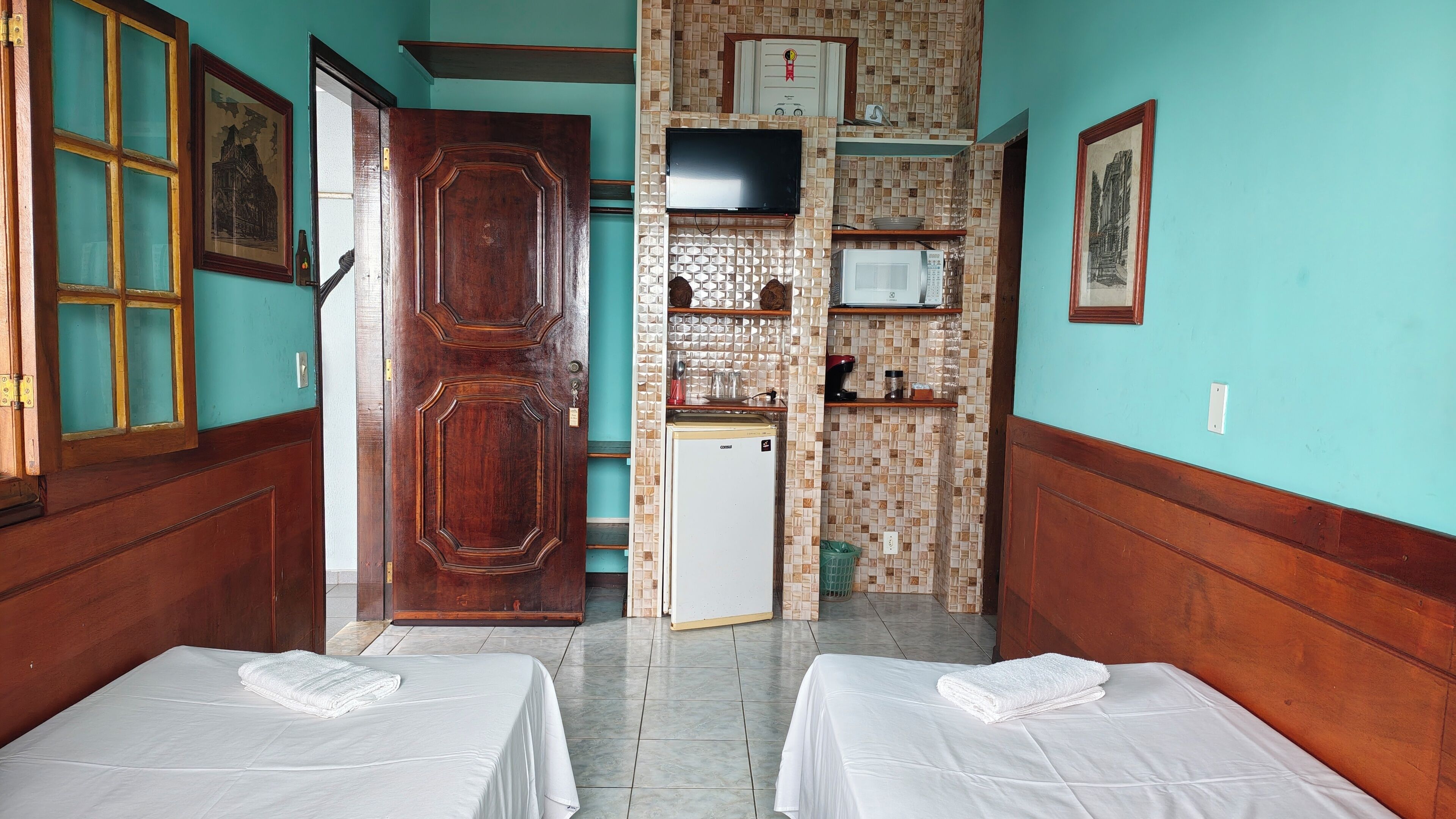 Quarto Twin Clássico, varanda, vista para o mar | Wi-fi grátis 
