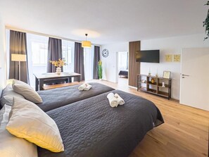 Apartamento, 2 quartos, varanda, Vista para a cidade | Wi-fi grátis 