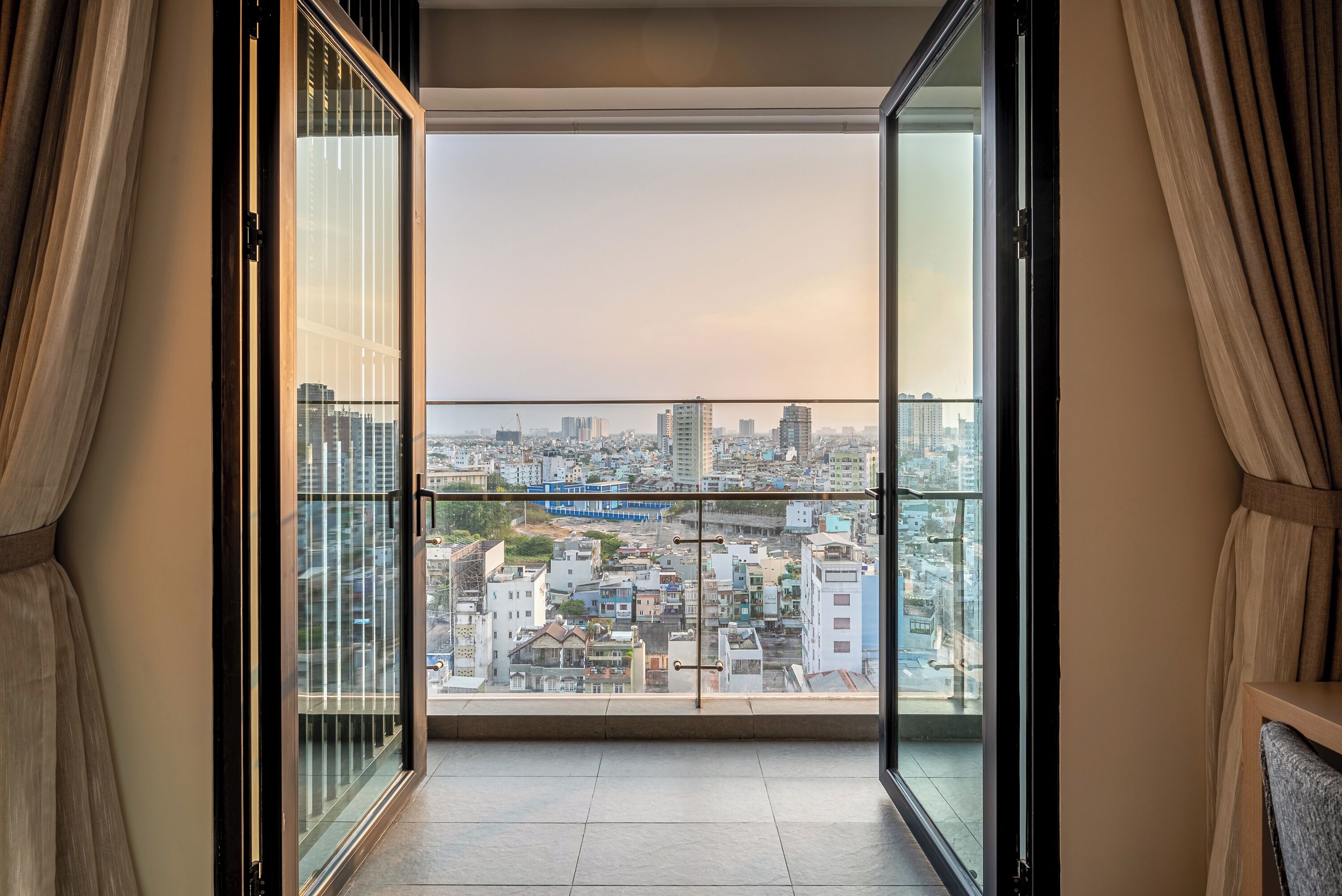 Apartamento Elite, 3 quartos, varanda, Vista para a cidade | Varanda