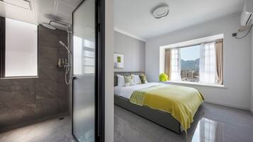 Apartamento Comfort, 4 quartos, cozinha, vista para a montanha | Roupa de alta qualidade, Wi-fi grátis, roupa de cama fornecida