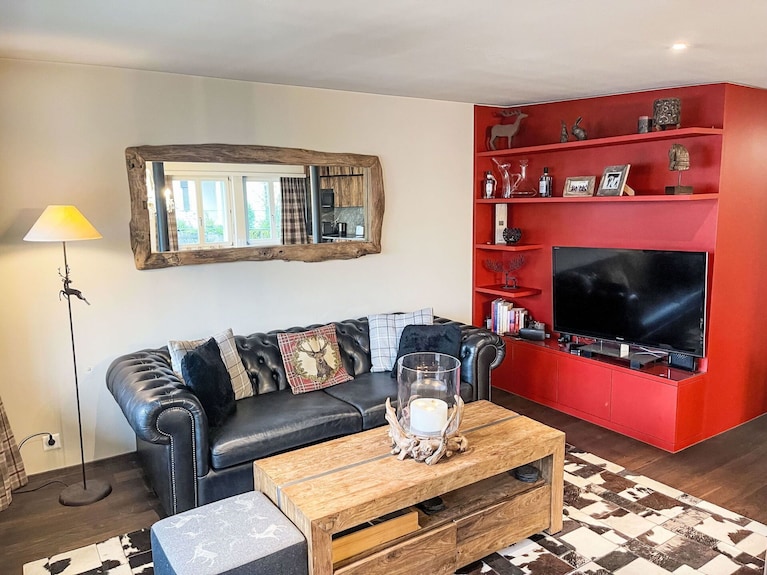 Confortable Appartement Pour 4 Personnes Avec Wifi, Tv, Balcon Et Vue Panoramique - Flims