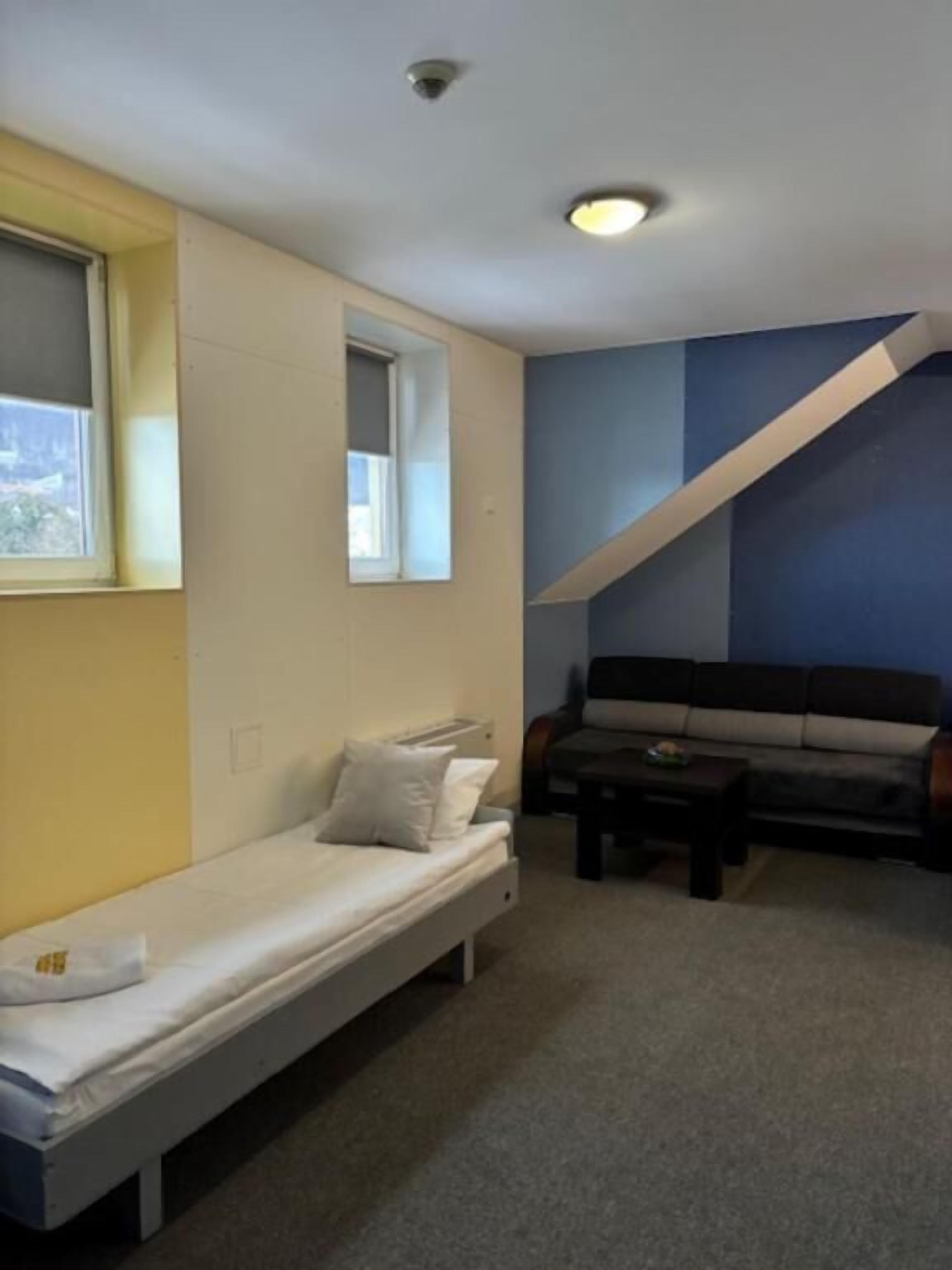 Quarto família, vista para a montanha | Parte interna