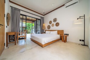 Vila superluxo, vista para a piscina | Roupas de cama de algodão egípcio, roupas de cama premium