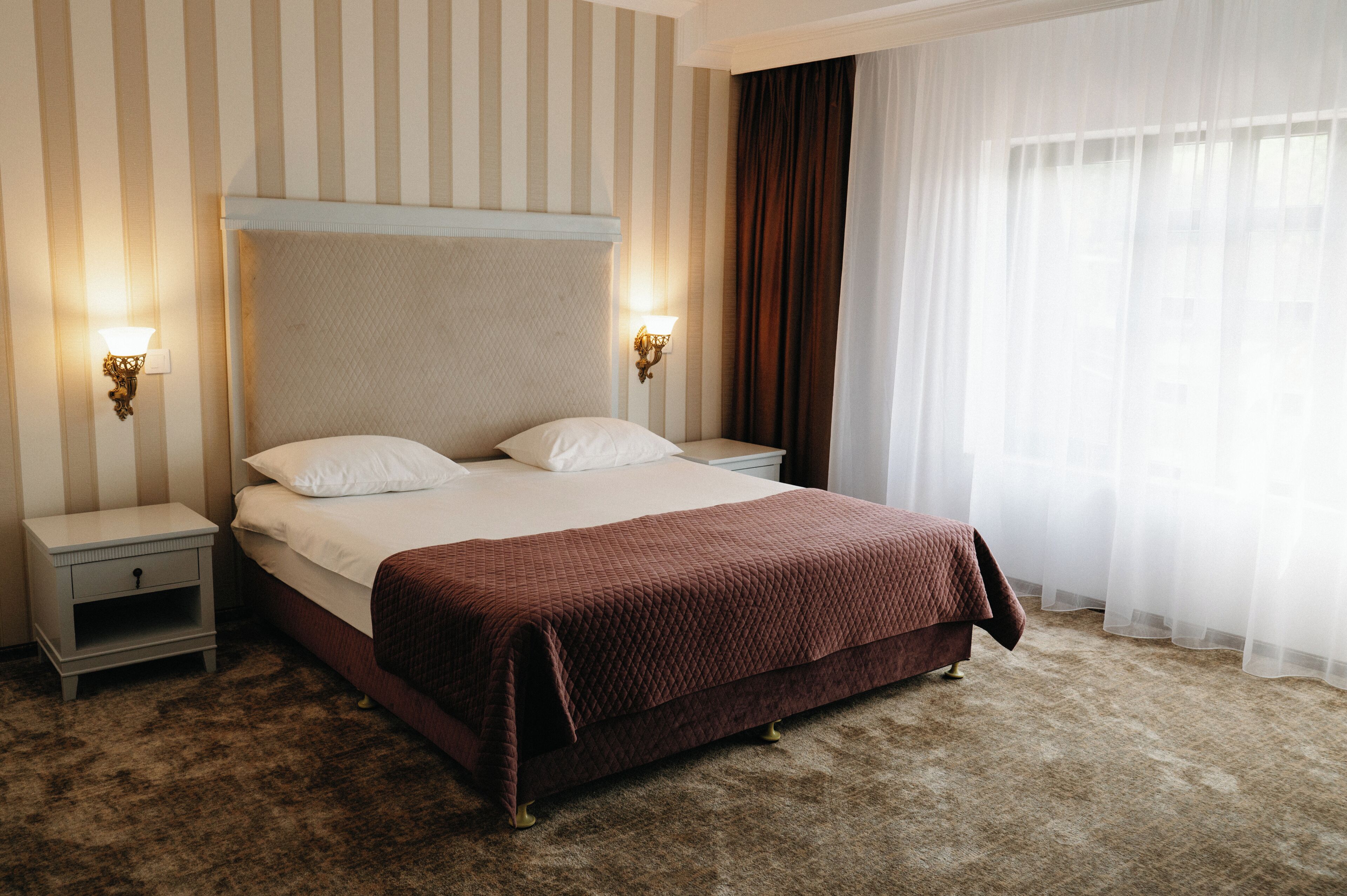 Quarto casal luxo | Roupas de cama premium
