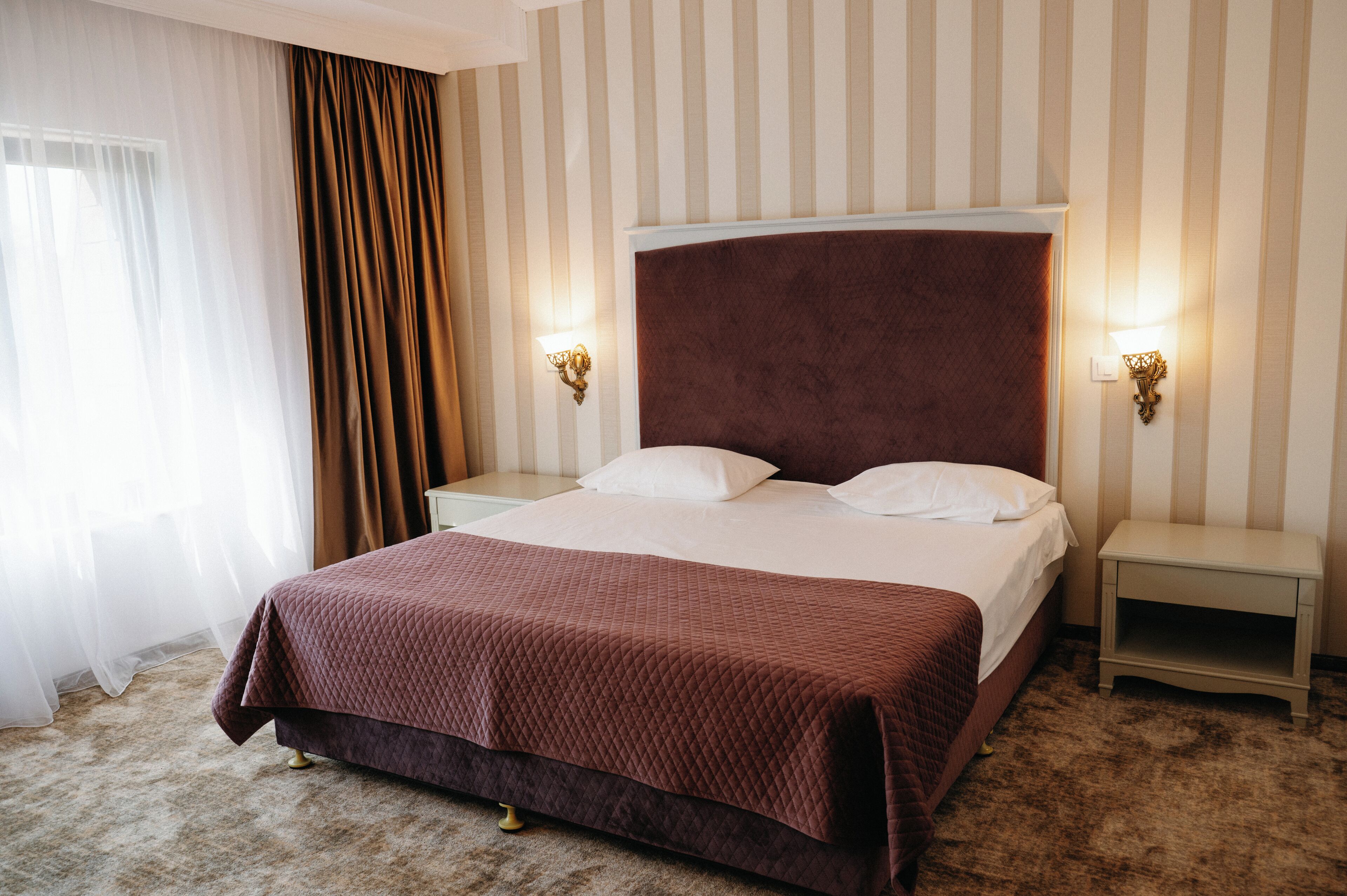 Quarto casal luxo | Roupas de cama premium