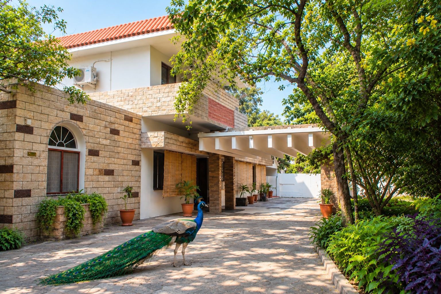 Entrada da propriedade
