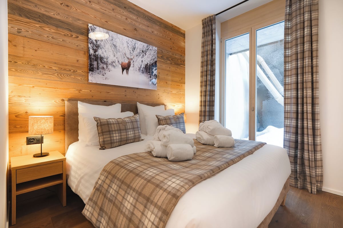 Alpine : Appartement 31 | Roupas de cama premium, cofres nos quartos, berços grátis