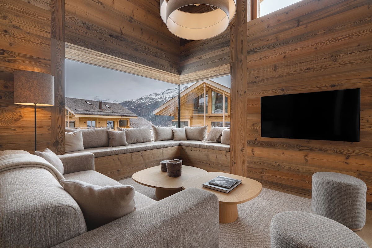 Alpine : Chalet F1 | Roupas de cama premium, cofres nos quartos, berços grátis