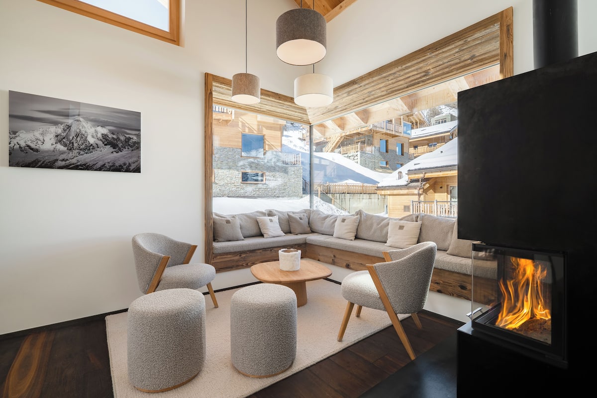 Alpine : Chalet B4 | Roupas de cama premium, cofres nos quartos, berços grátis