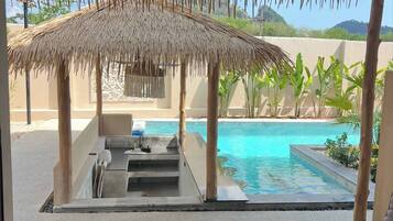 Villa, 3 quartos, fumadores, pátio | Piscina | Piscina exterior