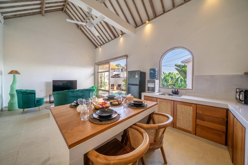 Villa Gallery, 2 quartos, piscina privativa | Cozinha privada | Uma cafeteira/bule, uma chaleira elétrica, uma torradeira 