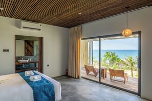 Quarto casal, de frente para o oceano | Wi-Fi de cortesia