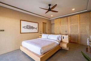 Villa Deluxe, 2 quartos, pátio, vista para o mar