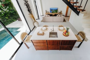Vila superluxo, vista para a piscina | Parte interna