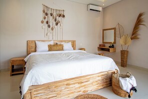 Vila superluxo, vista para a piscina | Roupas de cama de algodão egípcio, roupas de cama premium
