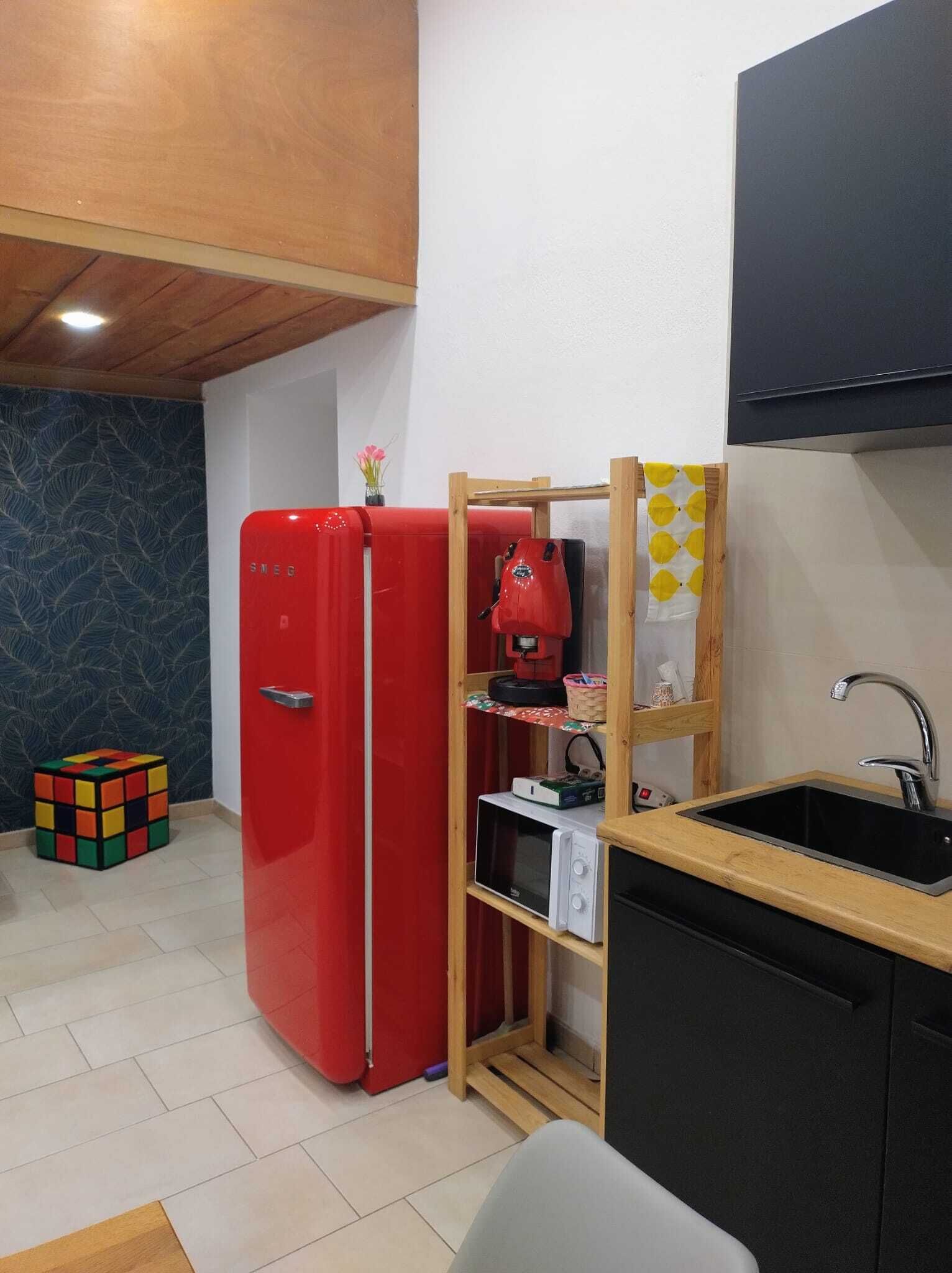 Suite Familiar, cozinha, Vista para a cidade | Sala de estar
