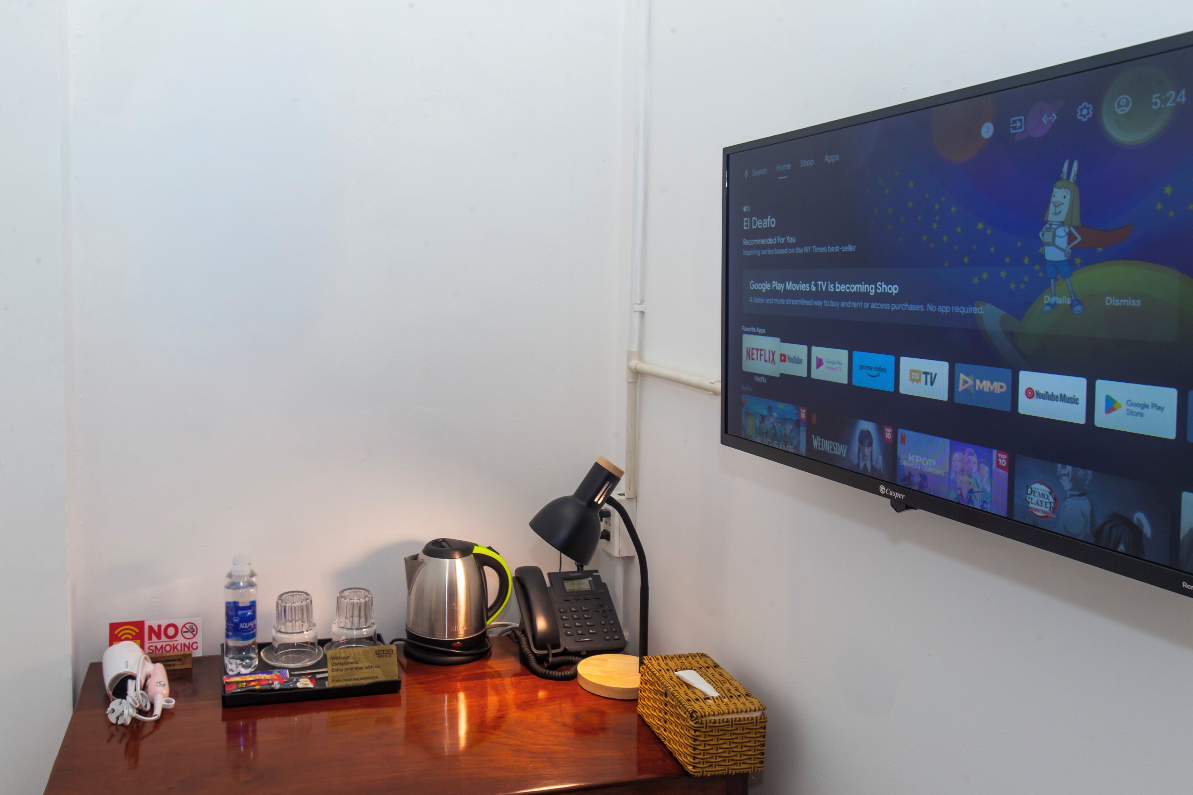 Quarto luxo | Escrivaninha, Wi-Fi de cortesia