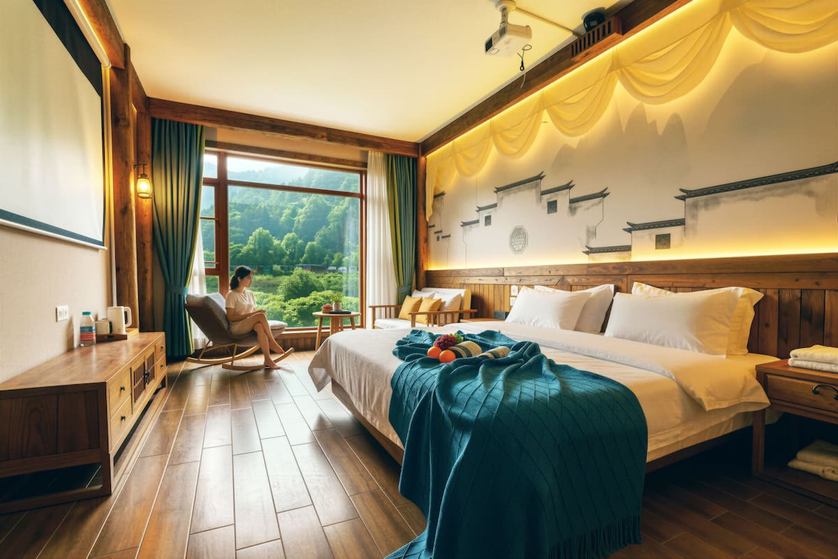 Quarto Duplo de Luxo, 1 cama king-size, não fumadores, vista para o jardim | Wi-fi grátis, com mobília individualizada