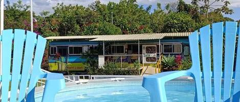 Quarto Familiar, vista para a montanha | Piscina | Piscina exterior